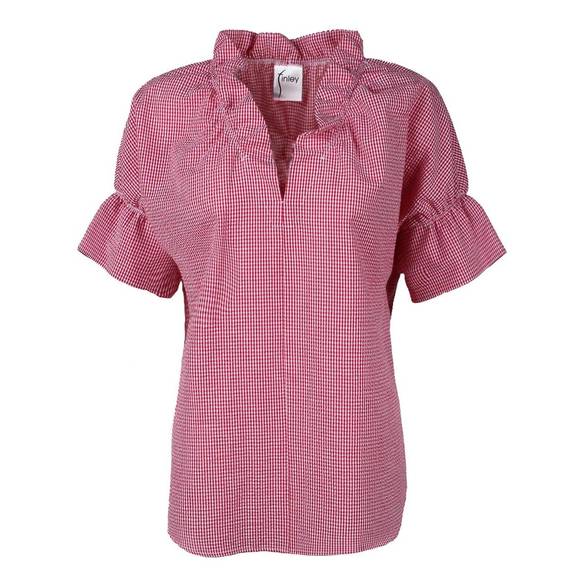 Finley | Tops | New Finley Womens Crosby Gameday Top In Redwhite Check ...